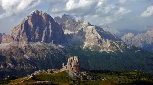 Cinque Torri, the iconic towers of the Dolomites